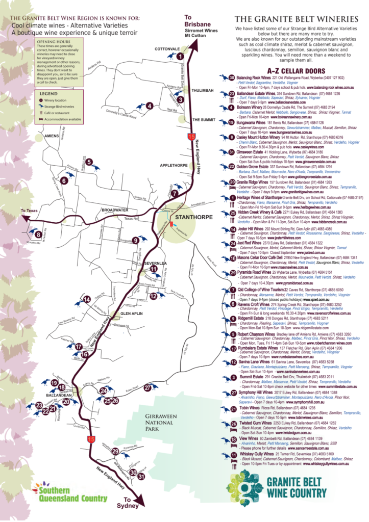 The Ultimate Granite Belt List | Stanthorpe's Top Things to Do